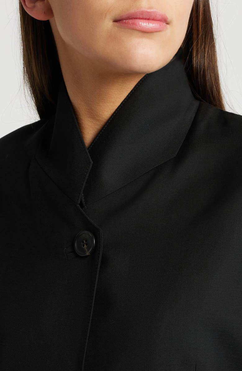 COS Stand Collar Wool Blazer | Nordstromrack