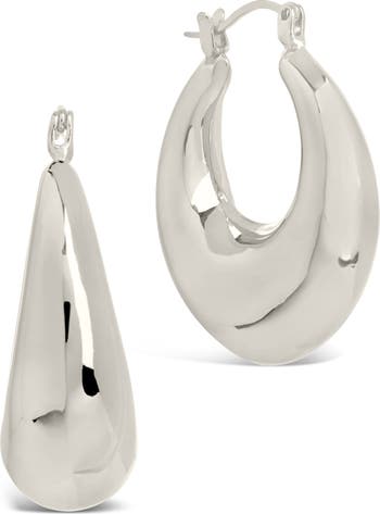 Sterling Forever Pandora Tube Hoop Earrings | Nordstromrack