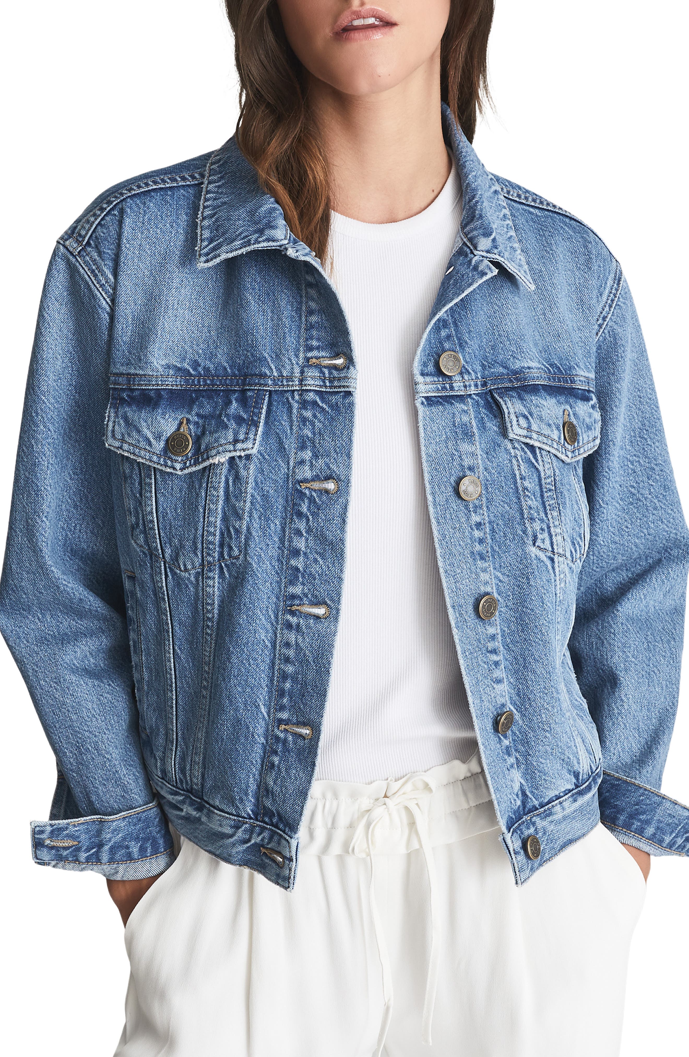 Reiss Ellery Denim Trucker Jacket | Nordstromrack