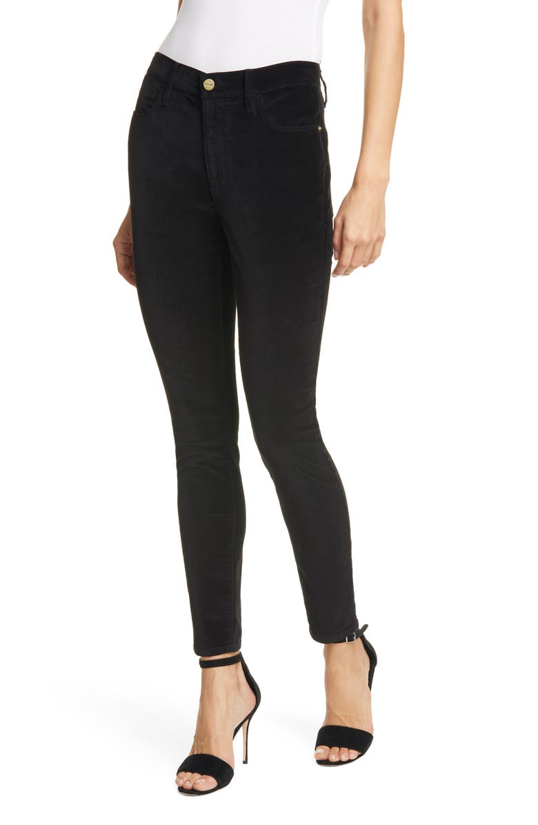 FRAME Le High Velveteen Skinny Jeans | Nordstromrack