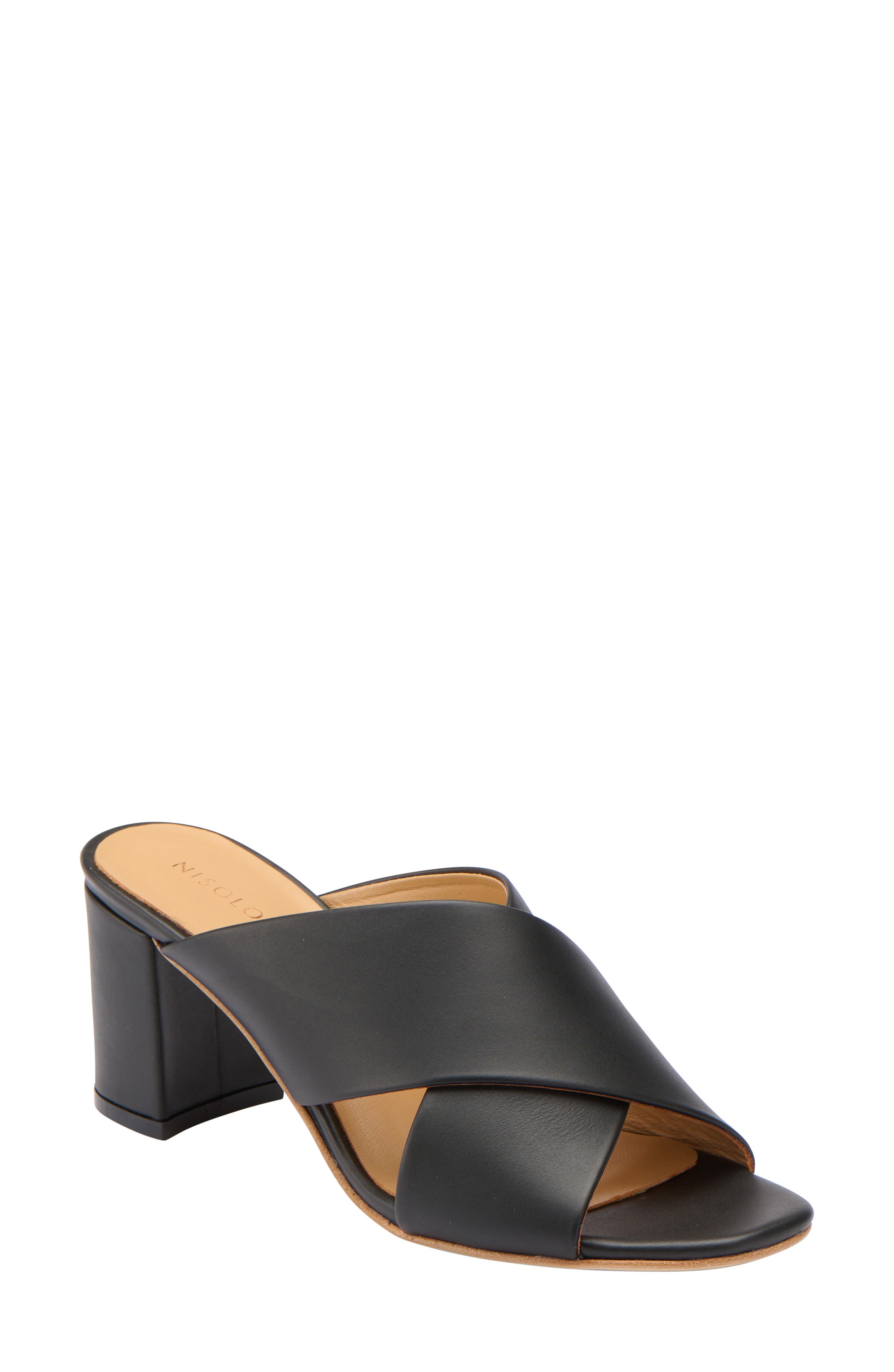 Nisolo Cross Strap Slide Sandal (Women) | Nordstrom