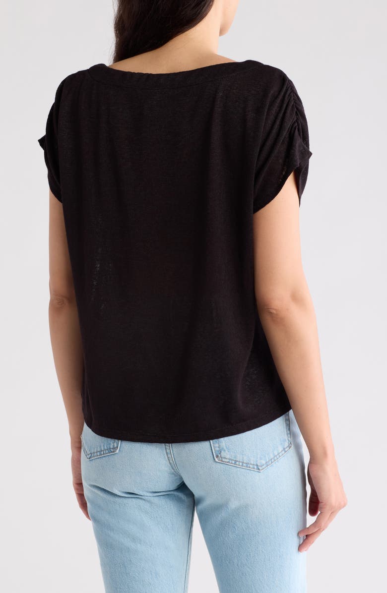 Bobeau Caty Shirred Shoulder T-Shirt | Nordstromrack