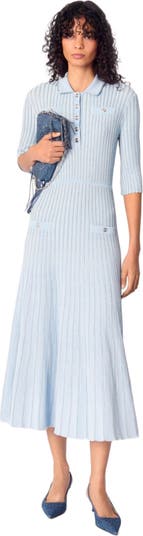 maje Rib knit midi dress | Nordstrom