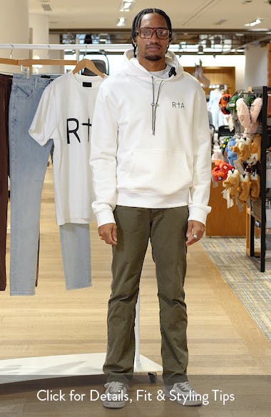 RtA Dion Cross Logo Graphic Hoodie | Nordstrom