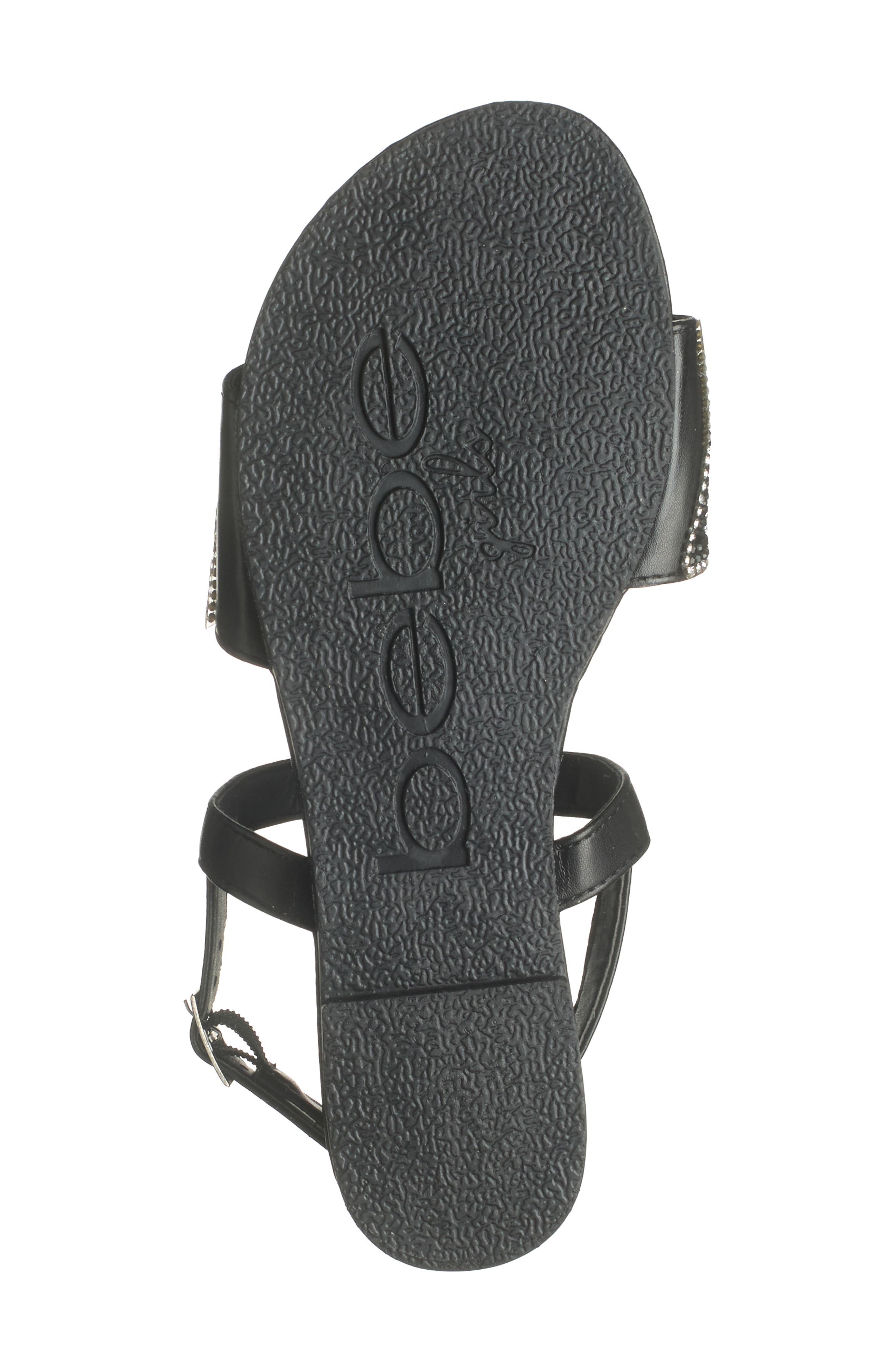 bebe Embellished Logo Slingback Sandal | Nordstromrack