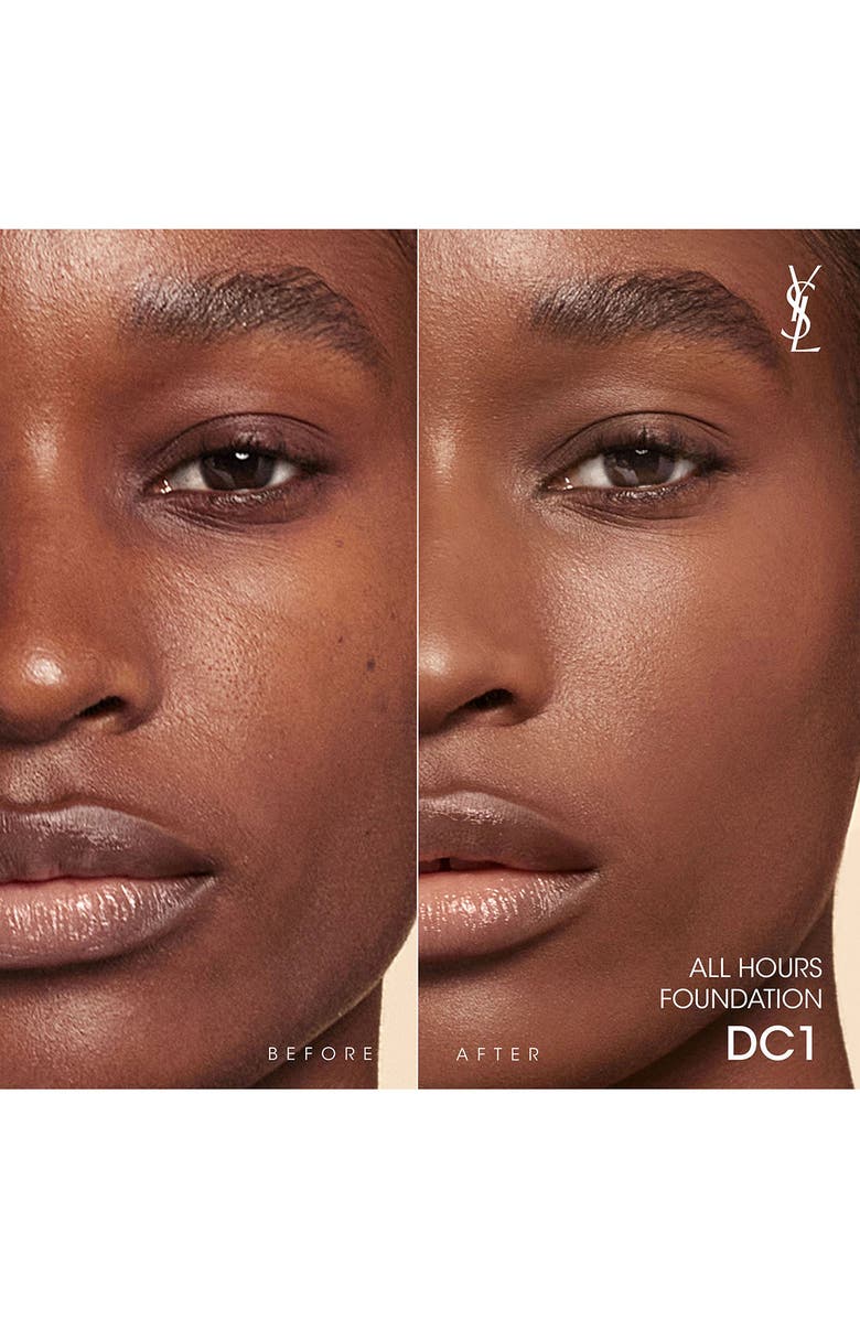 Yves Saint Laurent All Hours Luminous Matte Foundation 24H Wear SPF 30 with Hyaluronic Acid ...