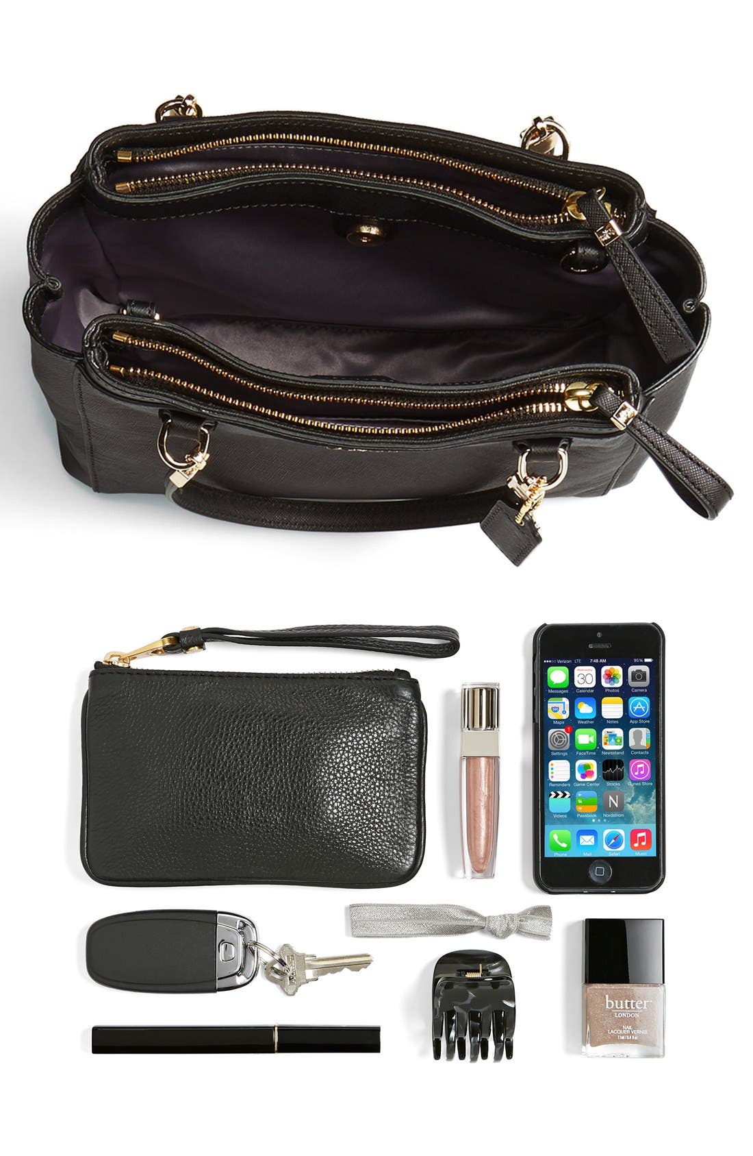 COACH 'Madison - Mini Christie' Saffiano Leather Satchel | Nordstrom