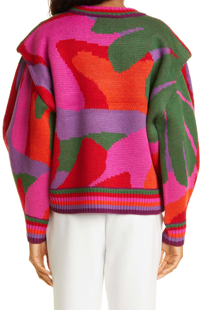 FARM Rio Abstract Camo Sweater | Nordstromrack