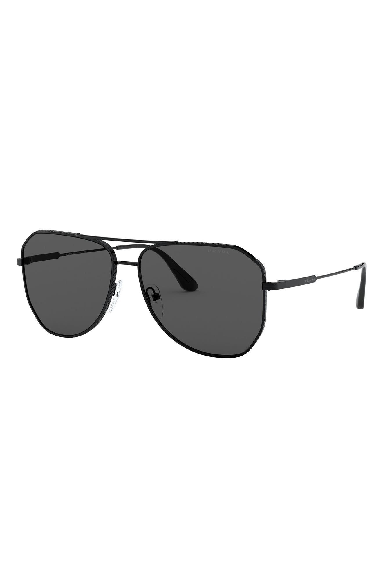 Prada 61mm Aviator Sunglasses | Nordstromrack