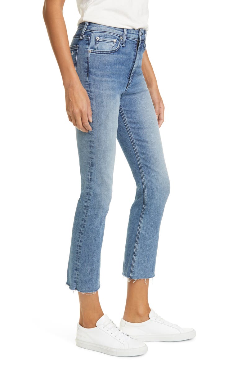 rag & bone Nina High Waist Crop Flare Jeans | Nordstromrack