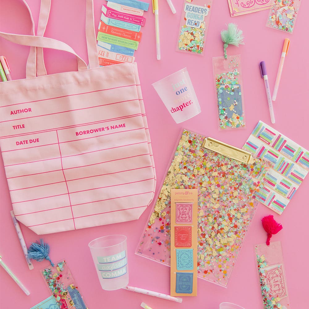Jollity & Co Book Club Confetti Bookmark | Nordstrom