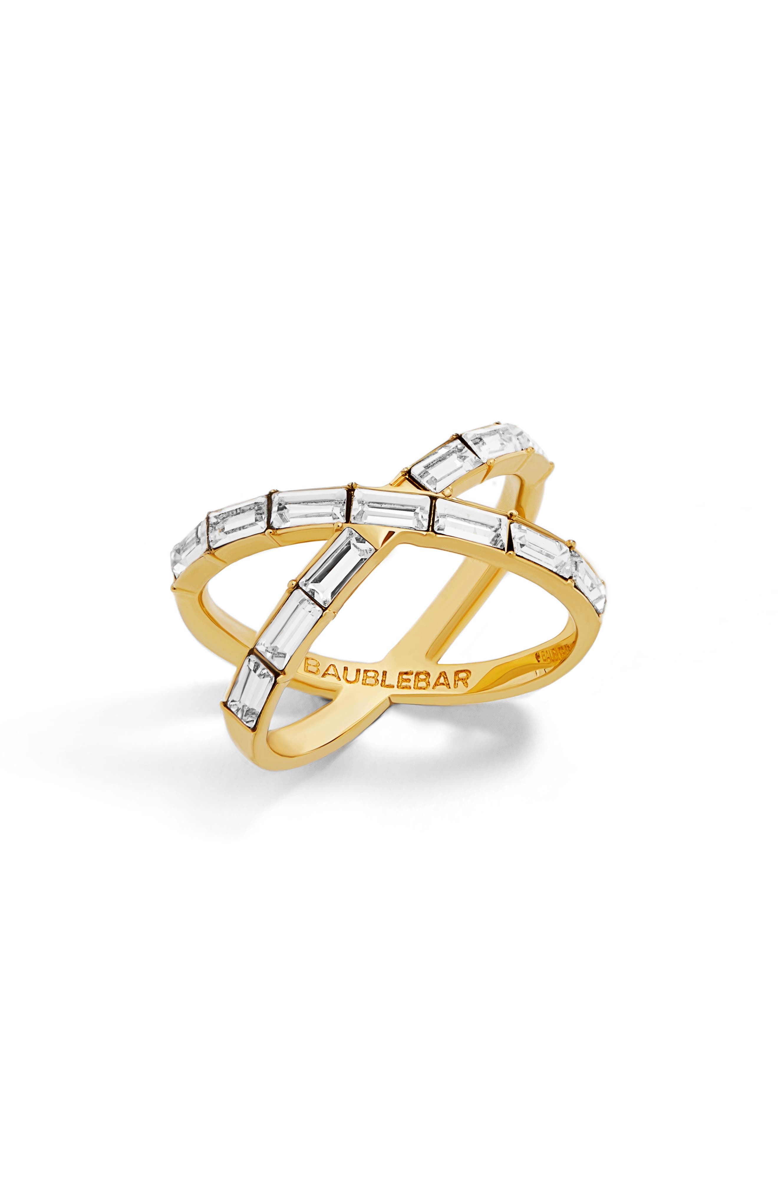 BaubleBar Baguette Ring | Nordstrom