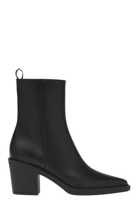 Black Designer Booties for Women | Nordstrom