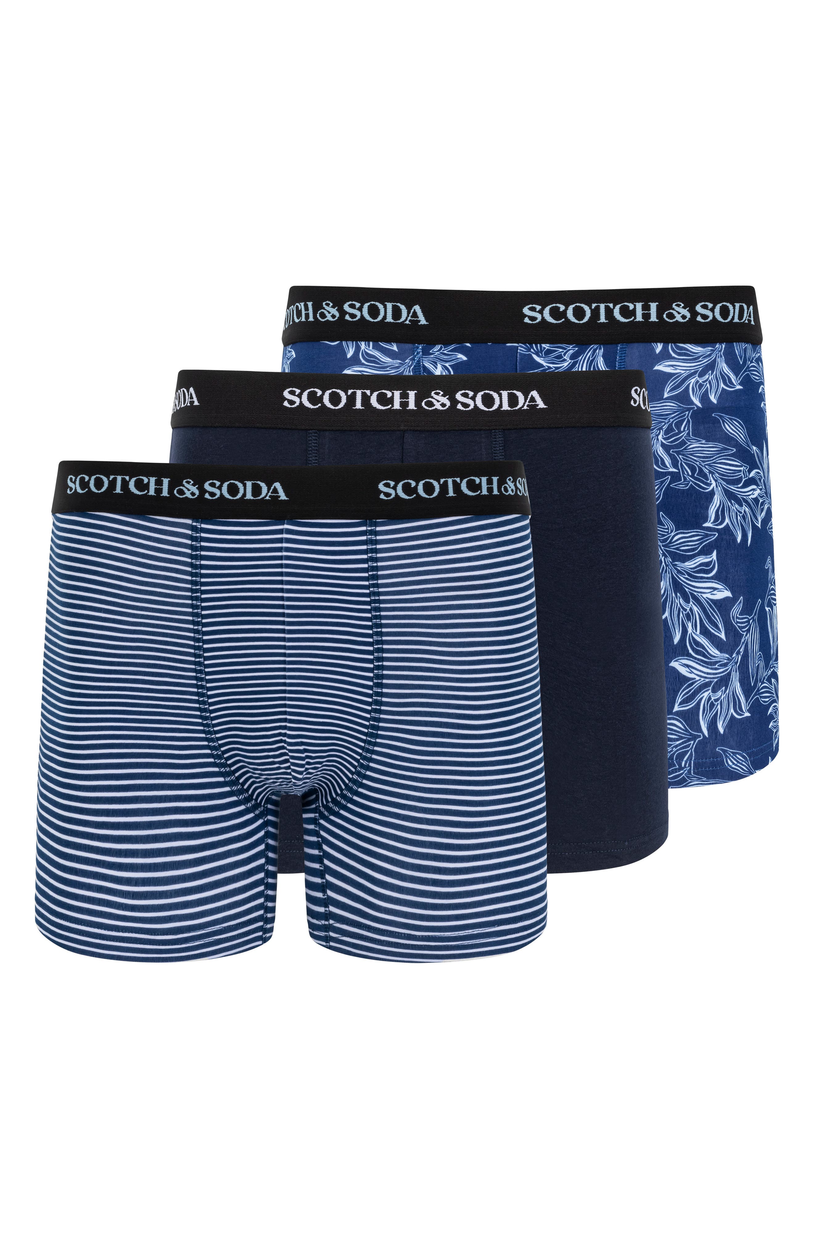 Scotch & Soda 3-Pack Cotton Stretch Trunks | Nordstromrack