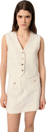 maje Lace Vest | Nordstrom