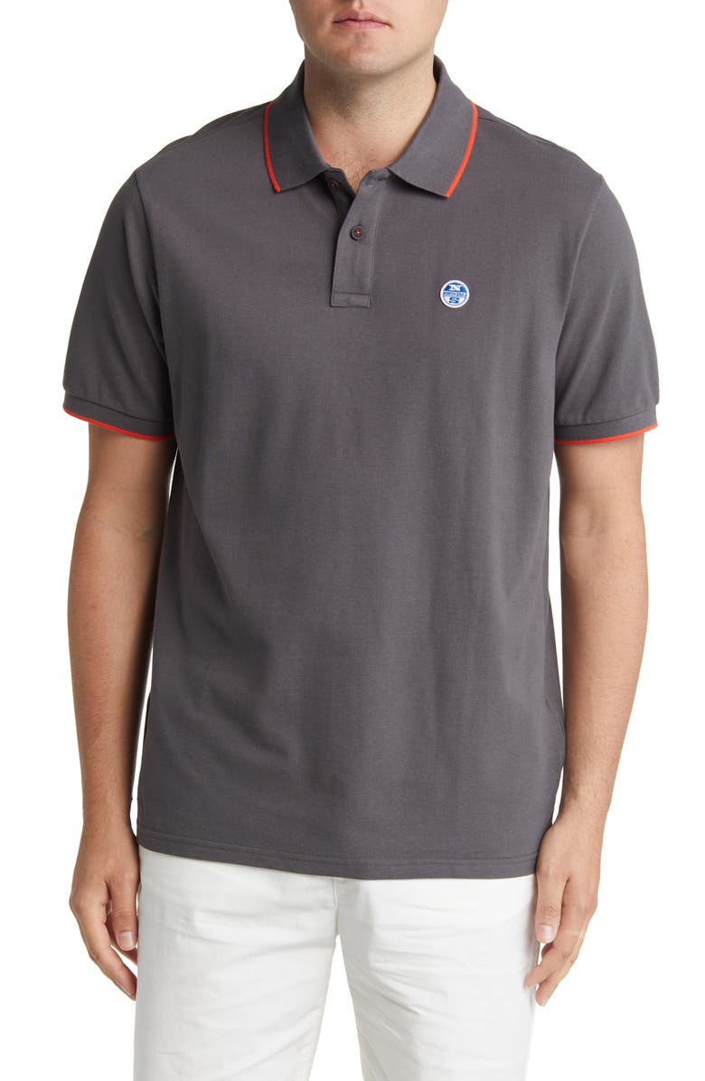 NORTH SAILS Tipped Stretch Cotton Polo | Nordstromrack