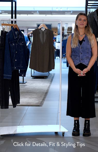Cloth & Stone Pintucked Sleeveless Top | Nordstromrack