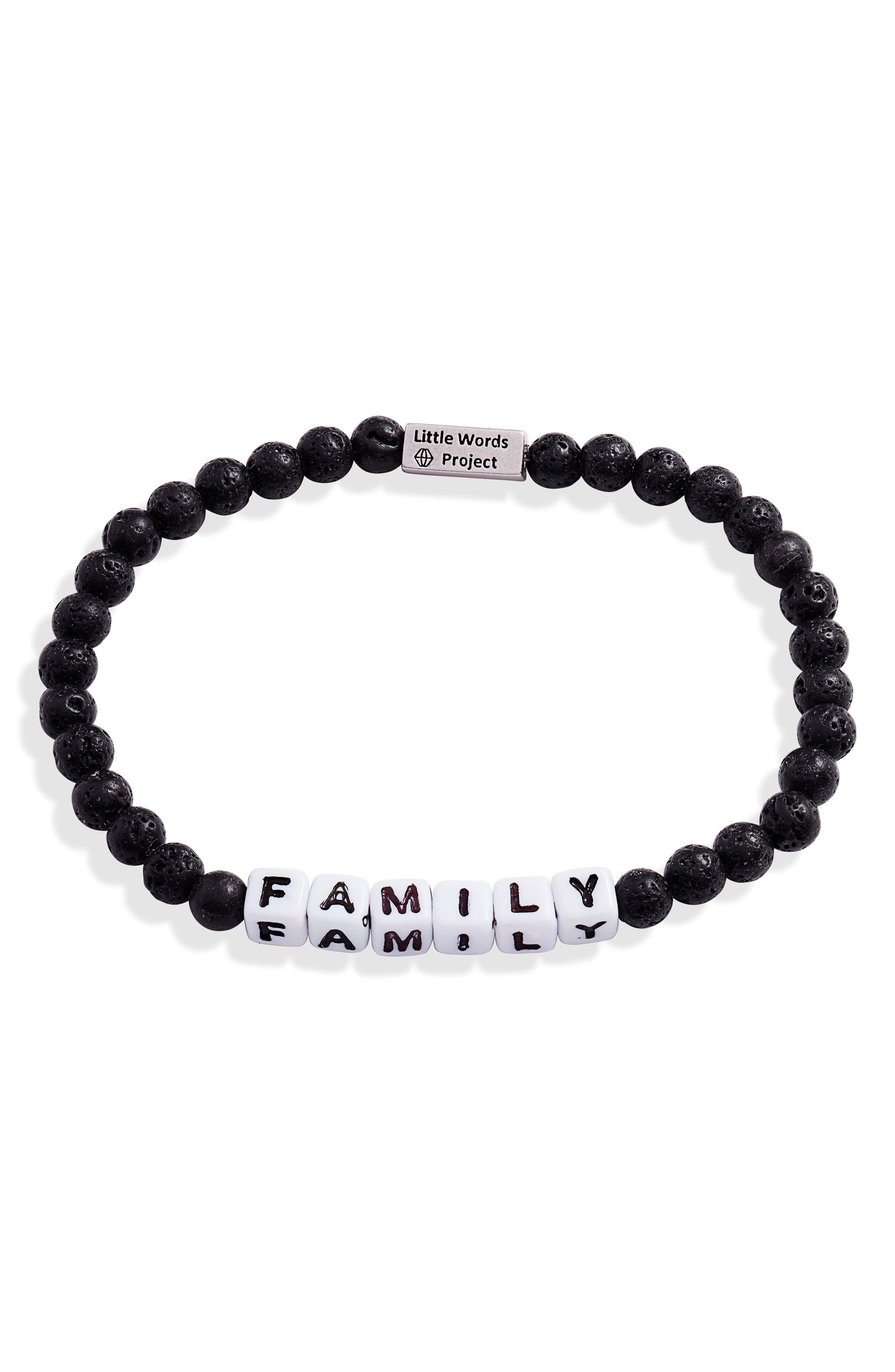 Little Words Project Family Beaded Stretch Bracelet | Nordstromrack