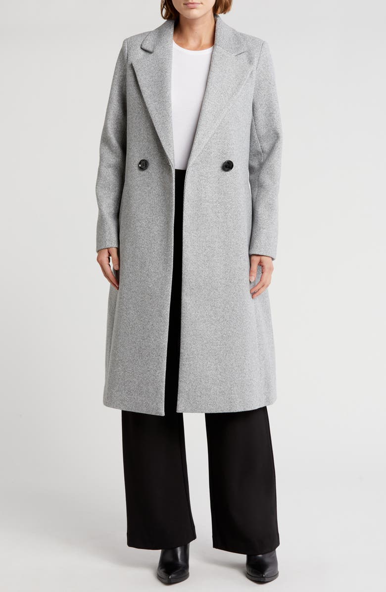 Sam Edelman Notch Collar Double Breasted Coat | Nordstromrack