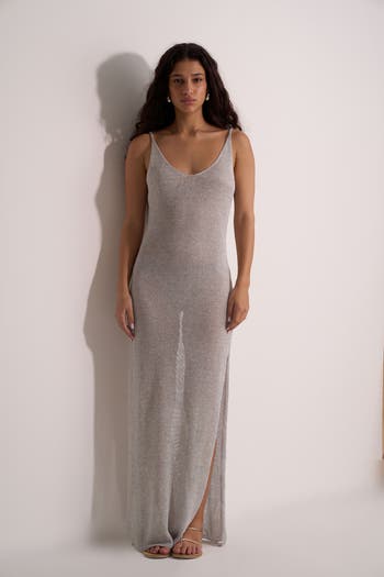 Gottex Beach Life Monic Sparkly Knit Dress Cover-Up | Nordstrom