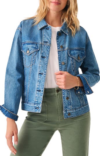 Faherty Sunset Denim Trucker Jacket | Nordstrom