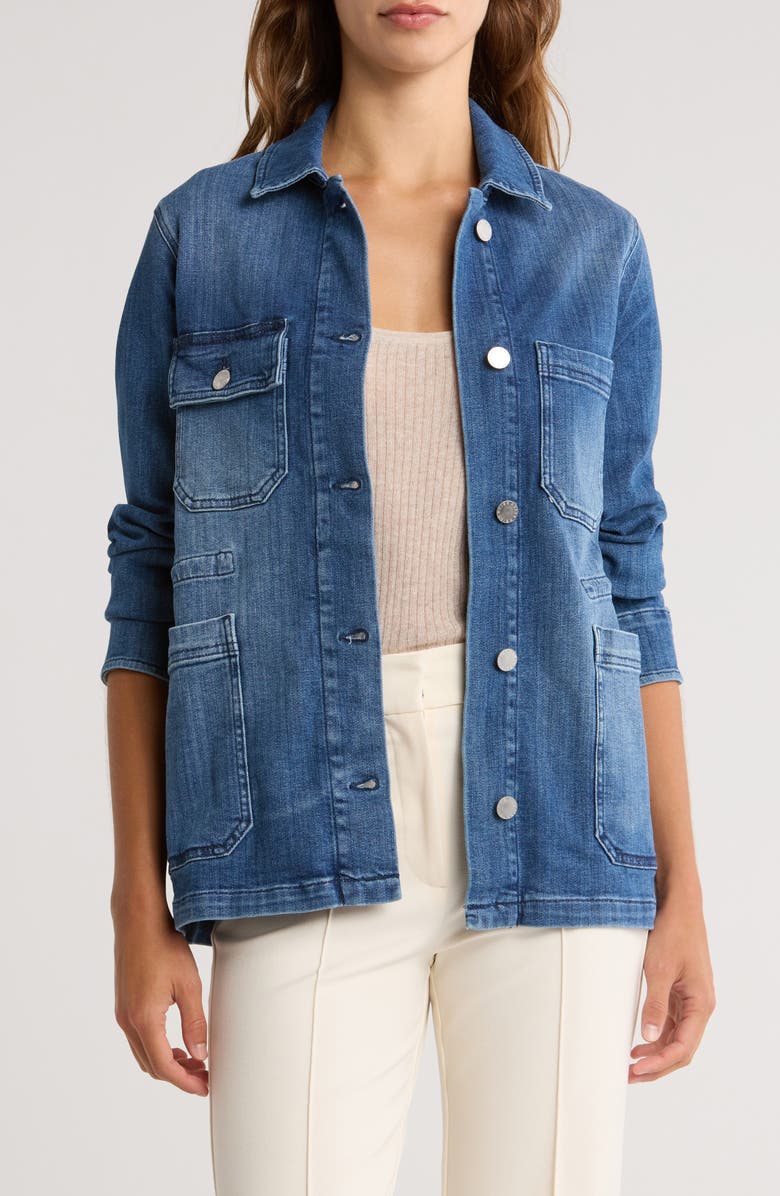 Reiss Clayton Workwear Denim Shirt Jacket | Nordstromrack
