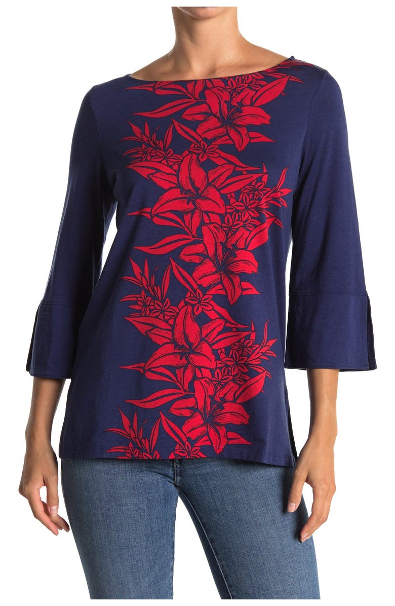Tommy Bahama Flower of Pisa 3/4 Sleeve Tunic | Nordstromrack