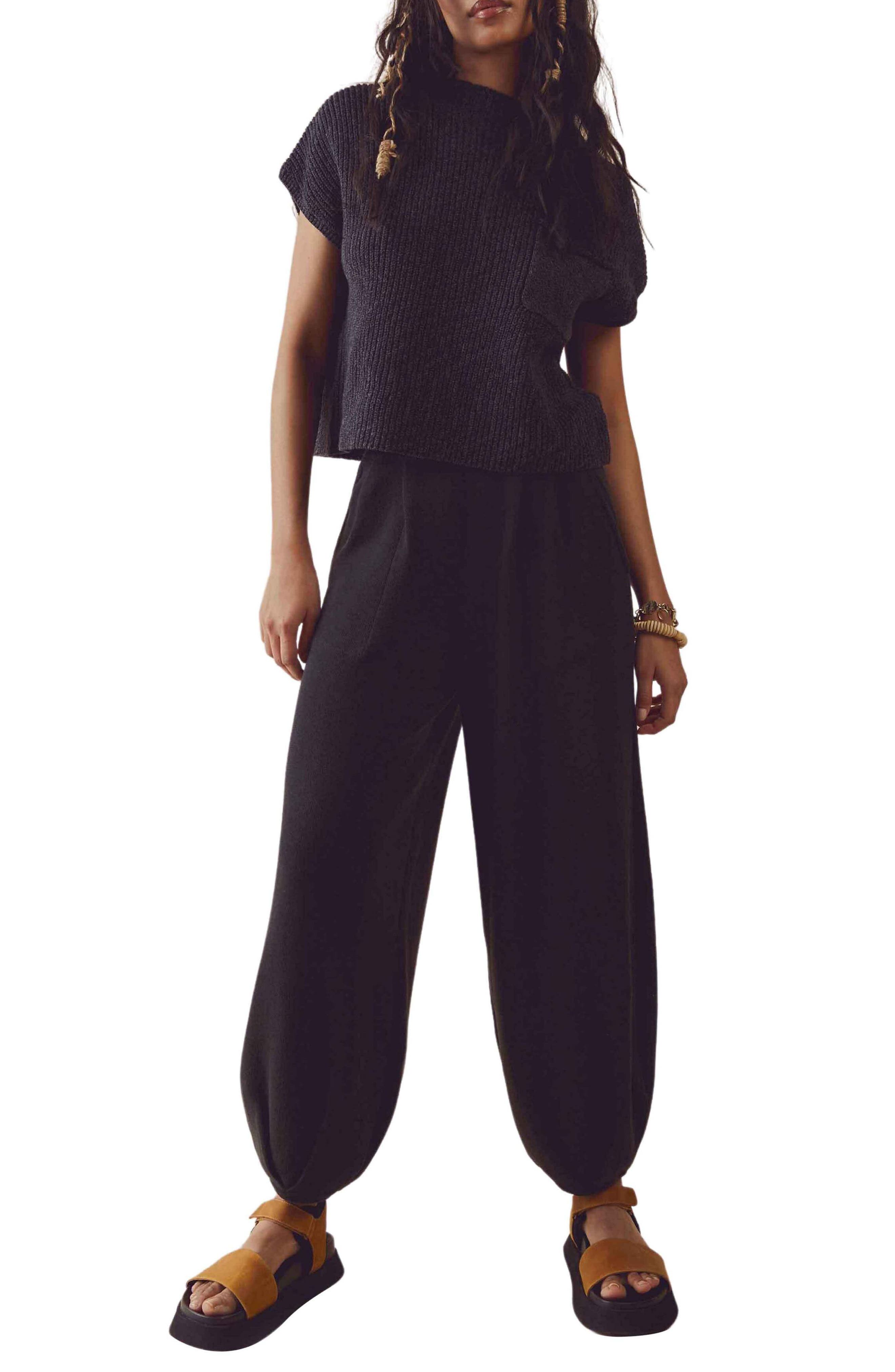 Free People Free-est Freya Short Sleeve Sweater & Pants Set | Nordstrom