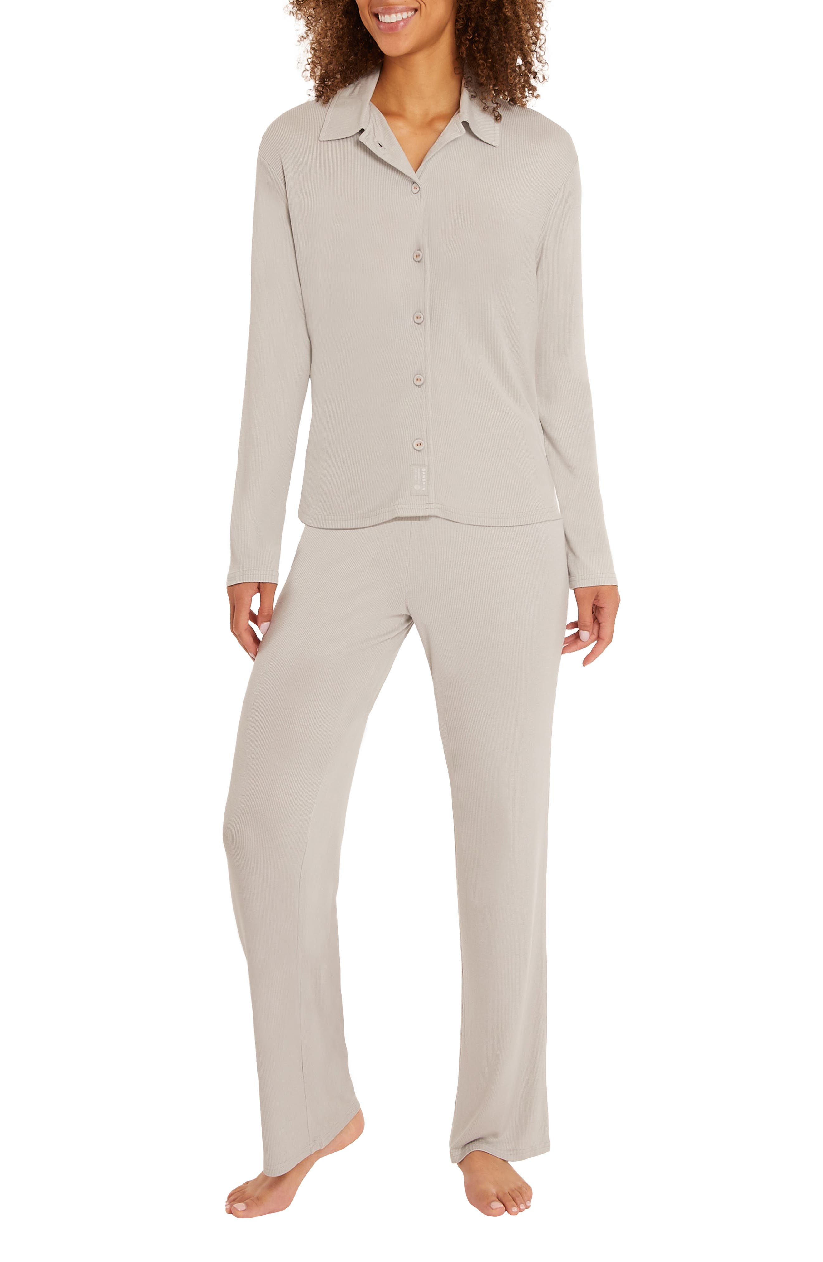 Danskin Relaxed Notch Collar Pajamas | Nordstromrack