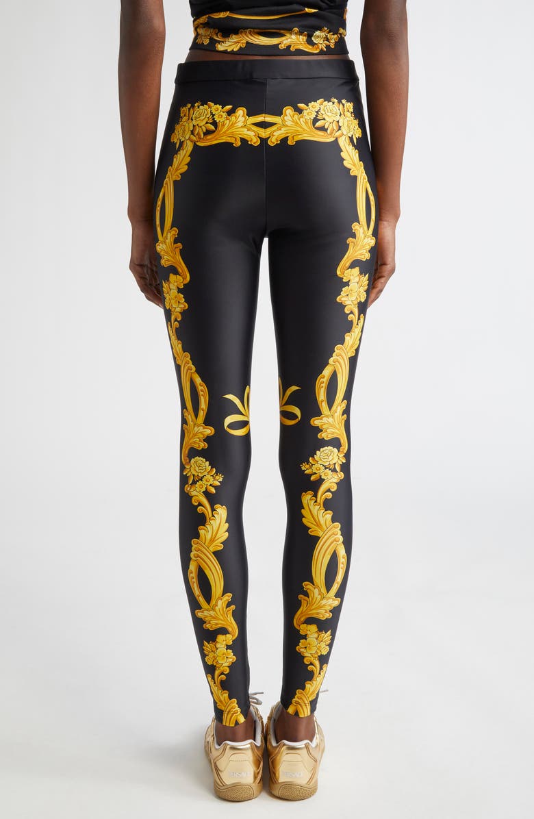Versace Cameo Medusa Vita Print Leggings | Nordstrom