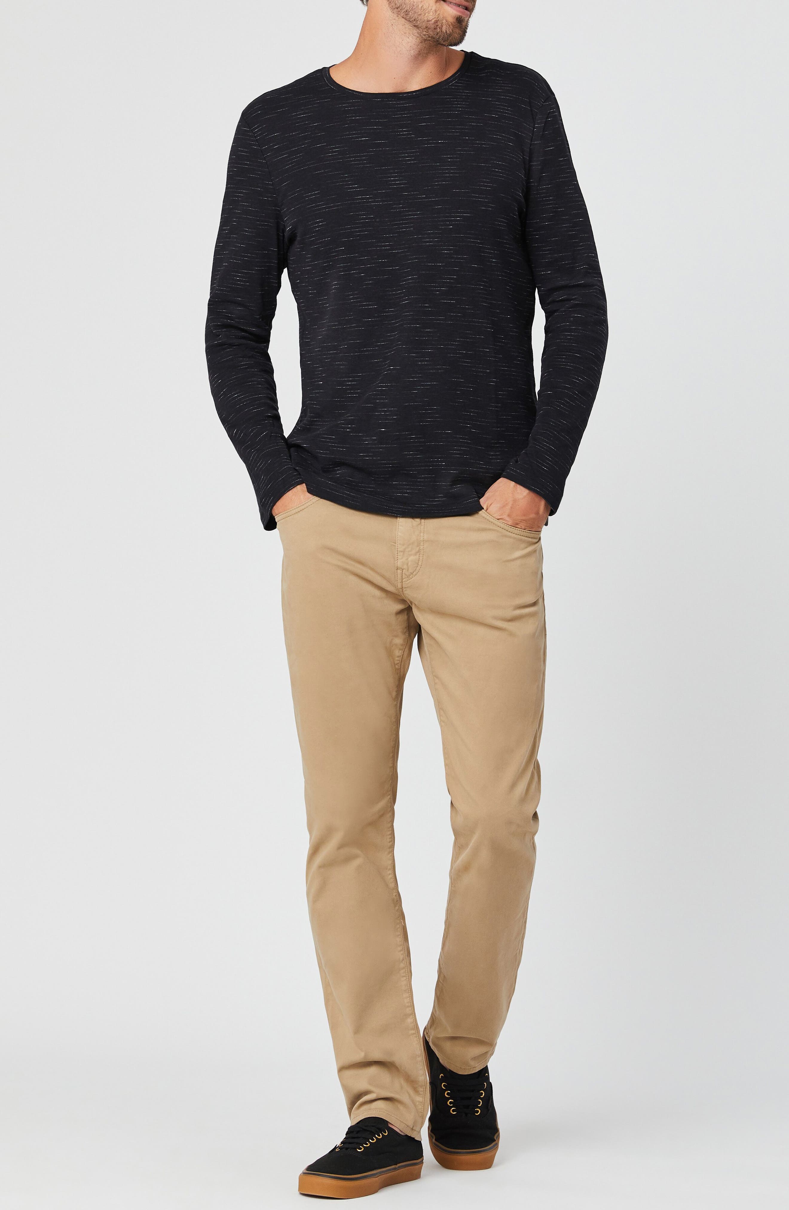 Mavi Jeans Zach Straight Leg Stretch Cotton Twill Pants | Nordstromrack