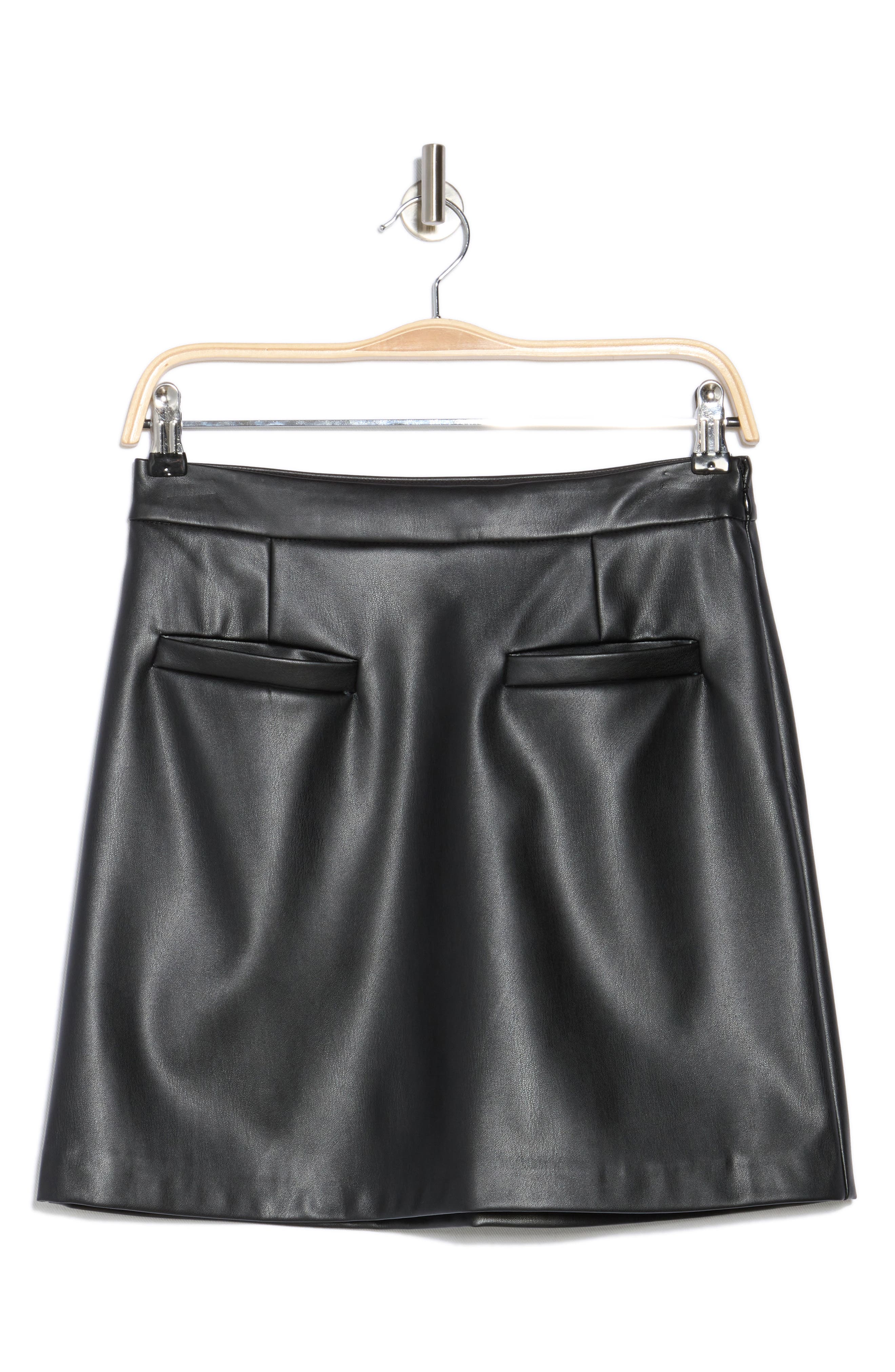 1.STATE Faux Leather Miniskirt | Nordstromrack