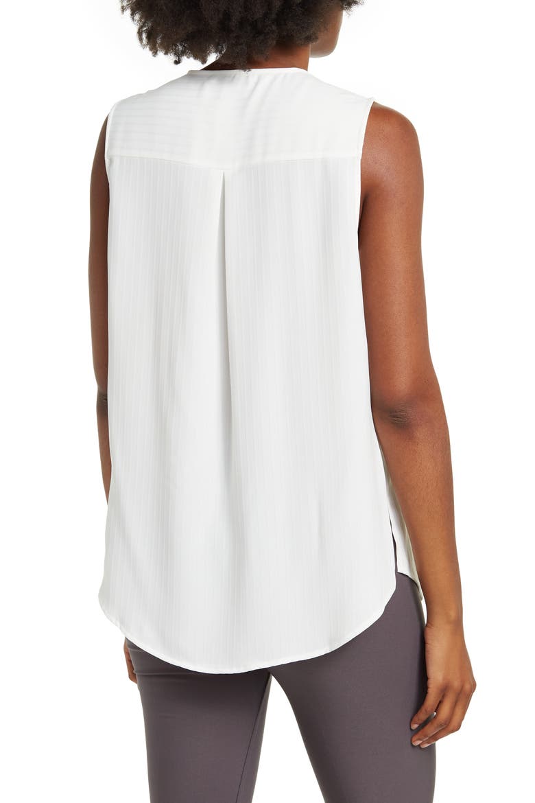 Lace-Trim Shadow Stripe Blouse (Women) | Nordstromrack