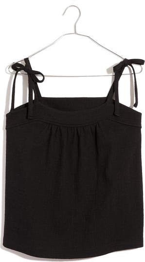 Madewell Crosshatch Tie Strap Tank | Nordstromrack