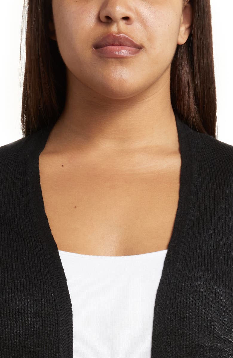 Eileen Fisher V-Neck Organic Linen & Cotton Cardigan | Nordstromrack