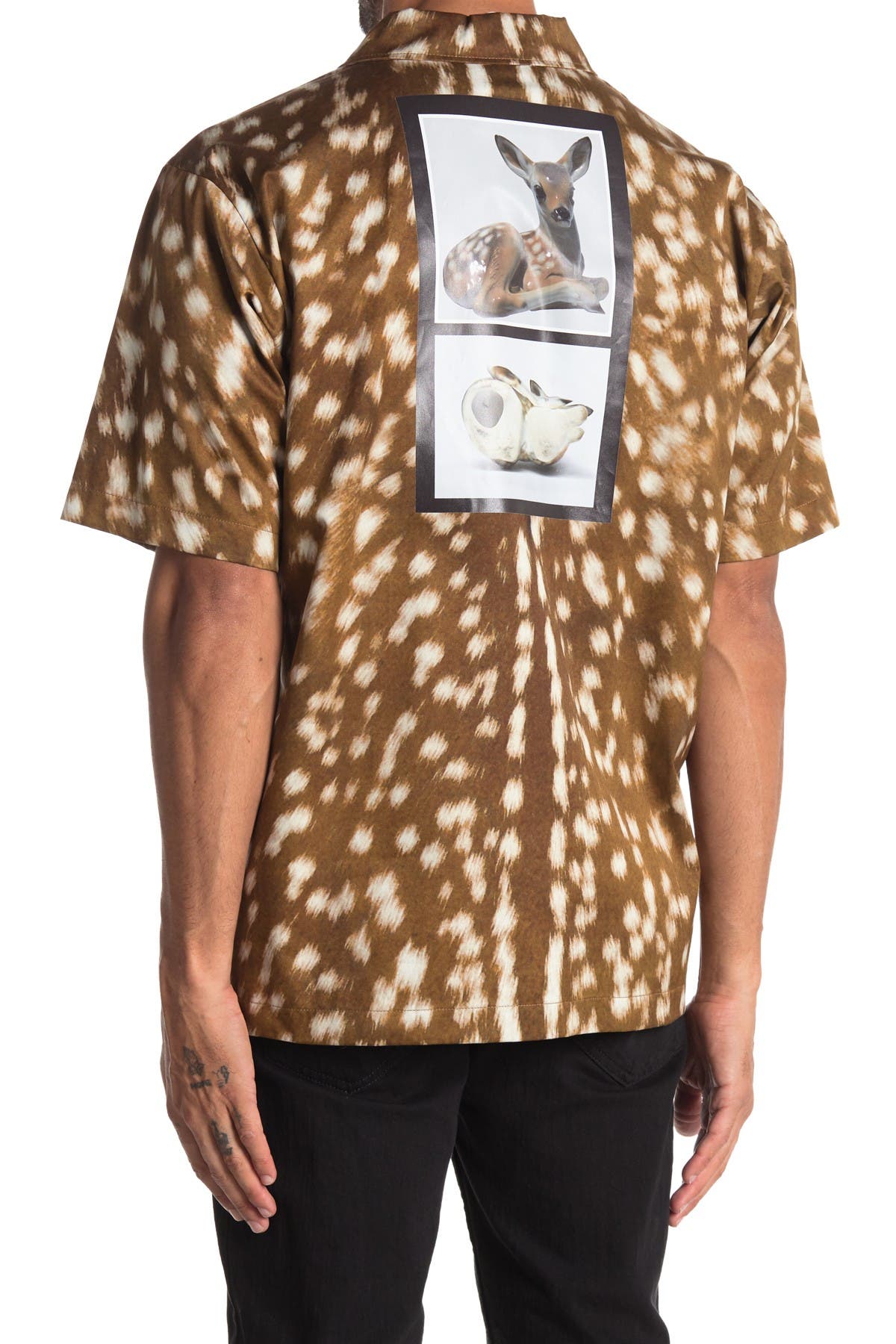 Burberry Deer Graphic Print Shirt | Nordstromrack