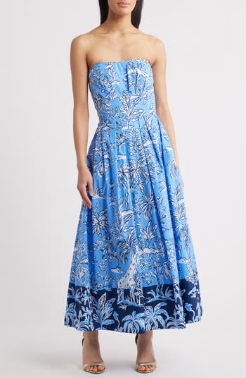 Lilly Pulitzer® Kenni Strapless Fit & Flare Dress | Nordstrom