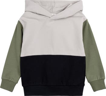 MILES THE LABEL Kids' Colorblock Cotton Hoodie | Nordstrom