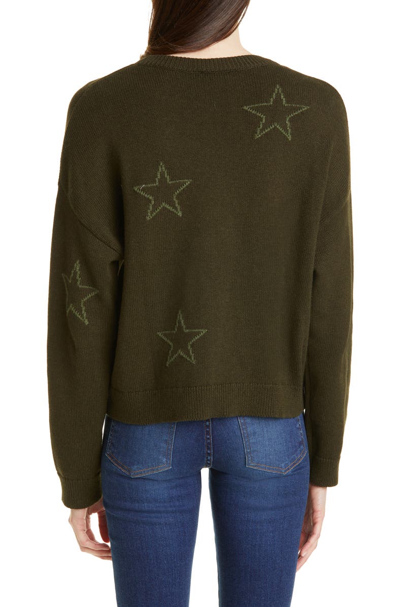 Rails Perci Outline Stars Cotton & Cashemere Sweater | Nordstromrack