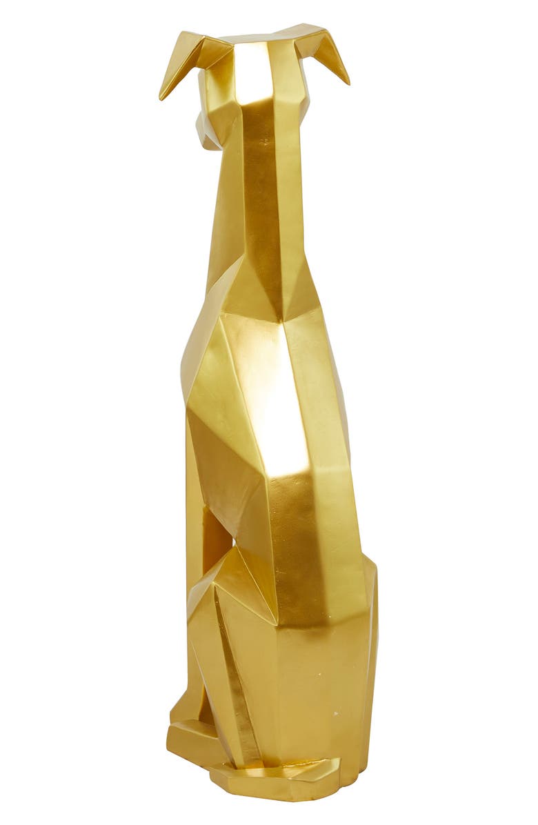 Novogratz Gold Geometric Dog Sculpture | Nordstromrack