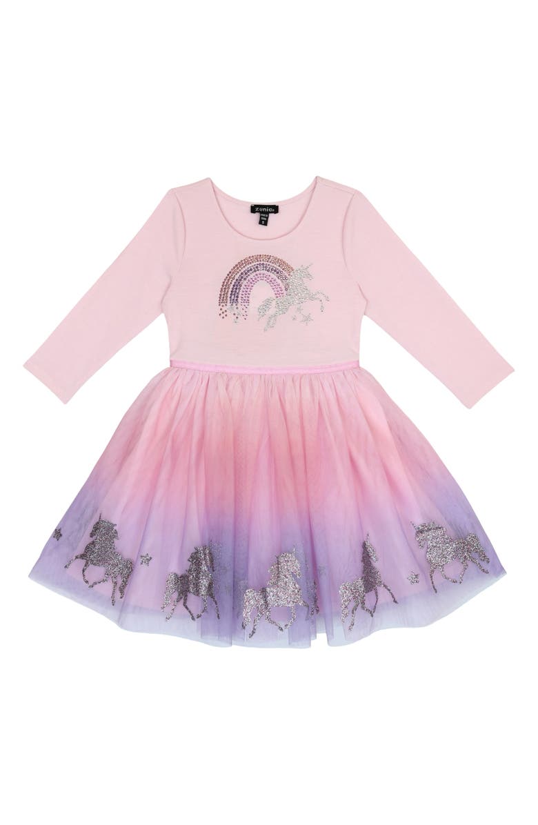 Zunie Kids' Rainbow Unicorn Tutu Dress | Nordstromrack
