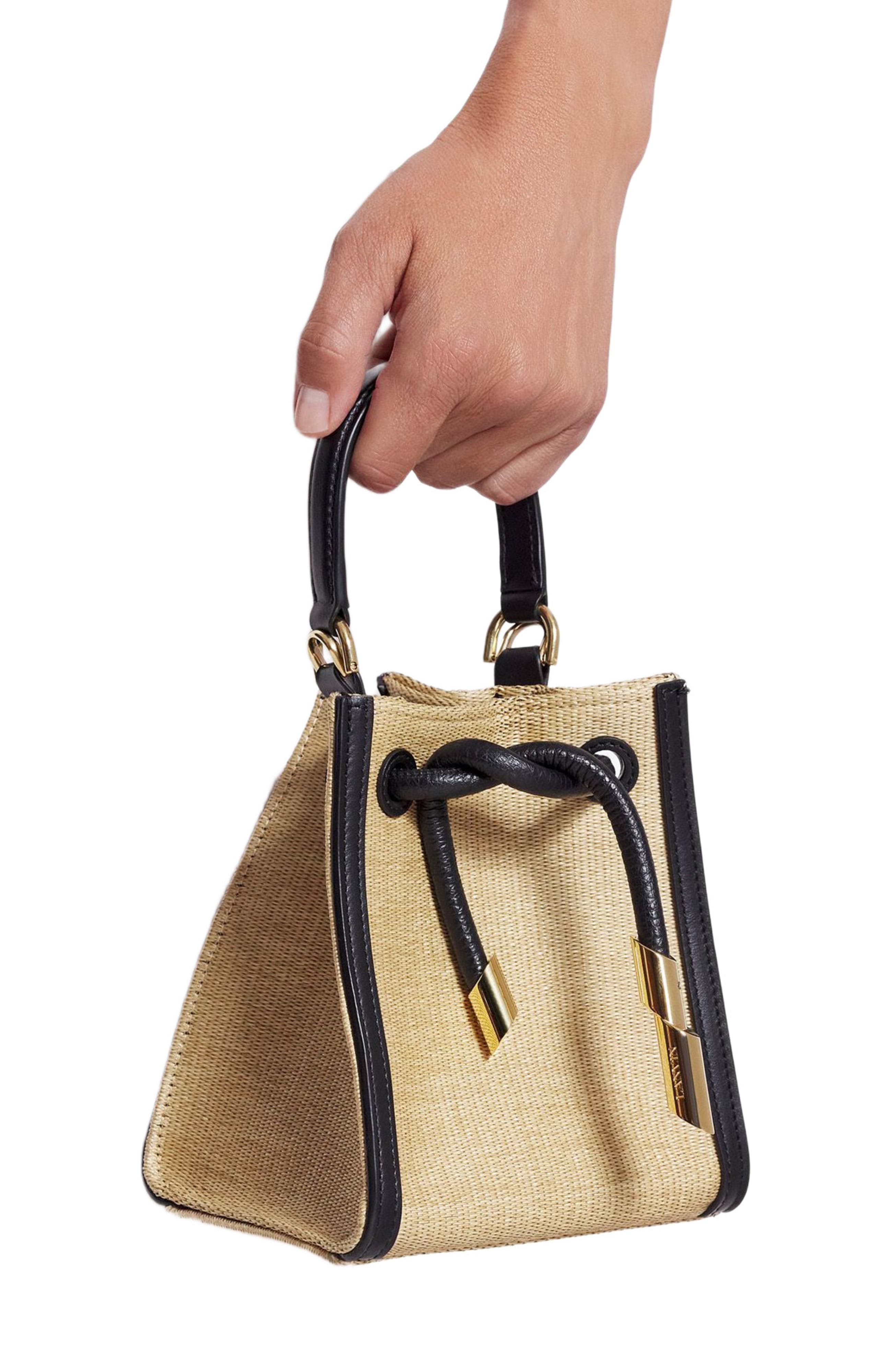 Lanvin Sequence Hobo Nano Raffia Bag | Nordstrom