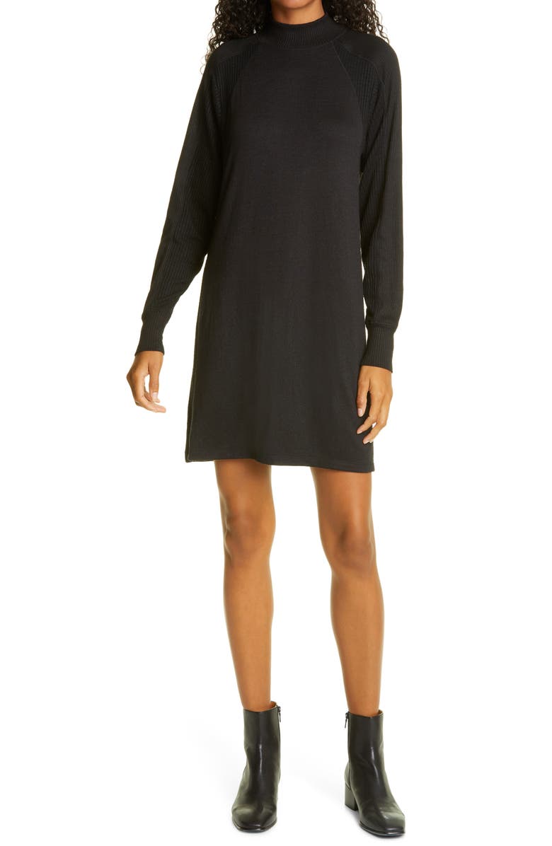 rag & bone The Knit Racer Long Sleeve Turtleneck Dress | Nordstromrack