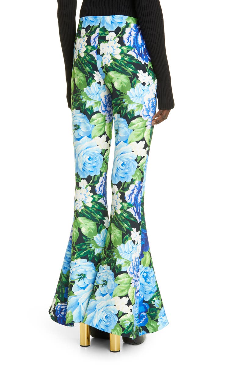 Richard Quinn Roxy Floral Print Flare Leg Pants | Nordstromrack