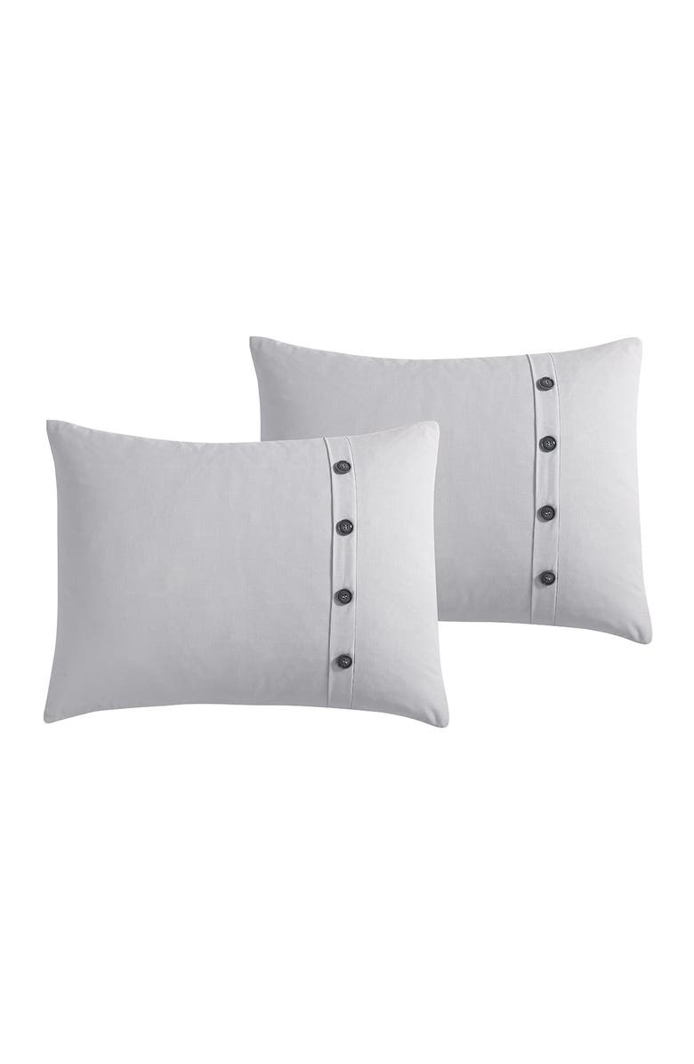 VCNY HOME Avery HomeGrown Cotton Lyocell Buttons Comforter Set - Full ...
