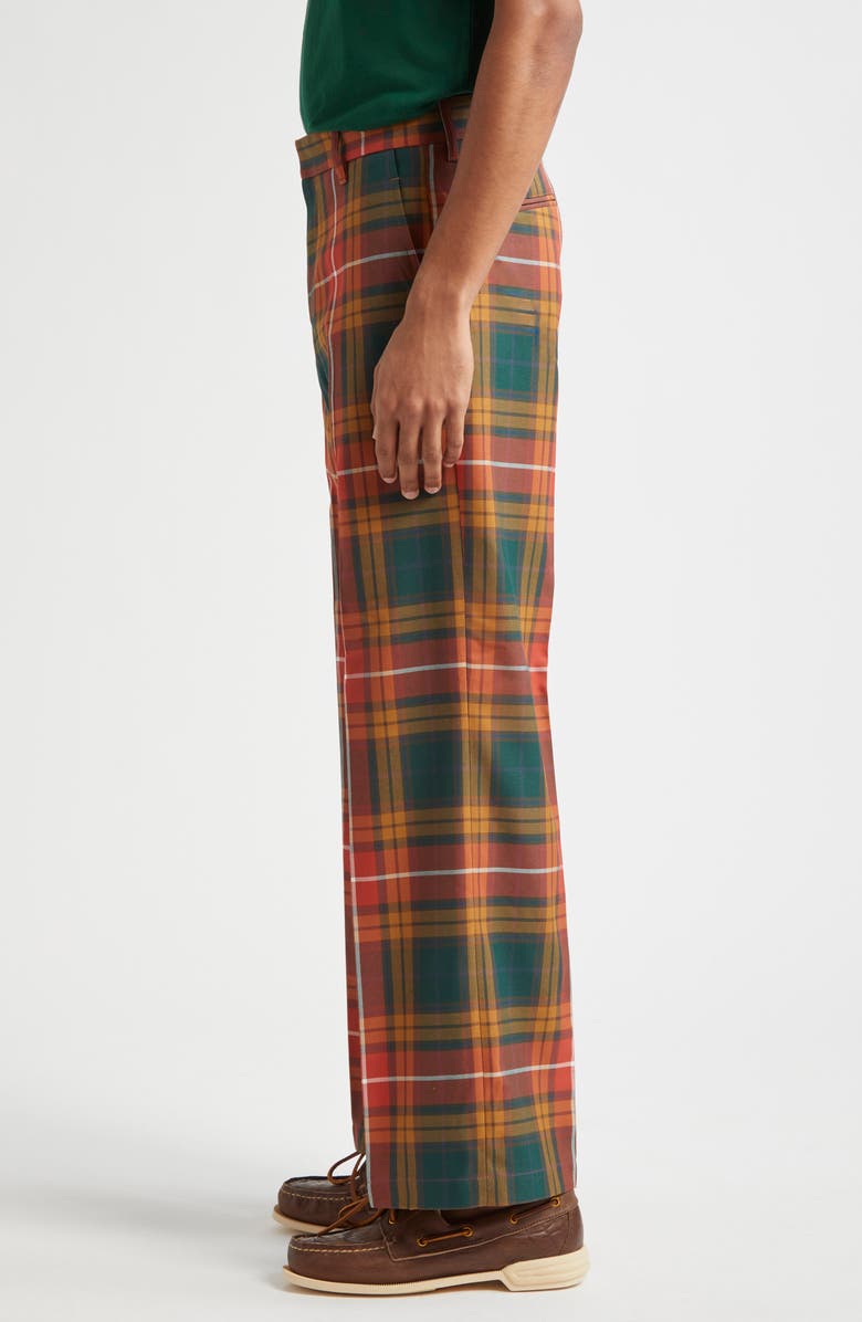 STOCKHOLM SURFBOARD CLUB Sune Plaid Flat Front Pants | Nordstromrack