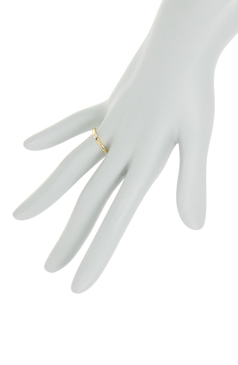 Argento Vivo Sterling Silver Single Stone Band Ring | Nordstromrack