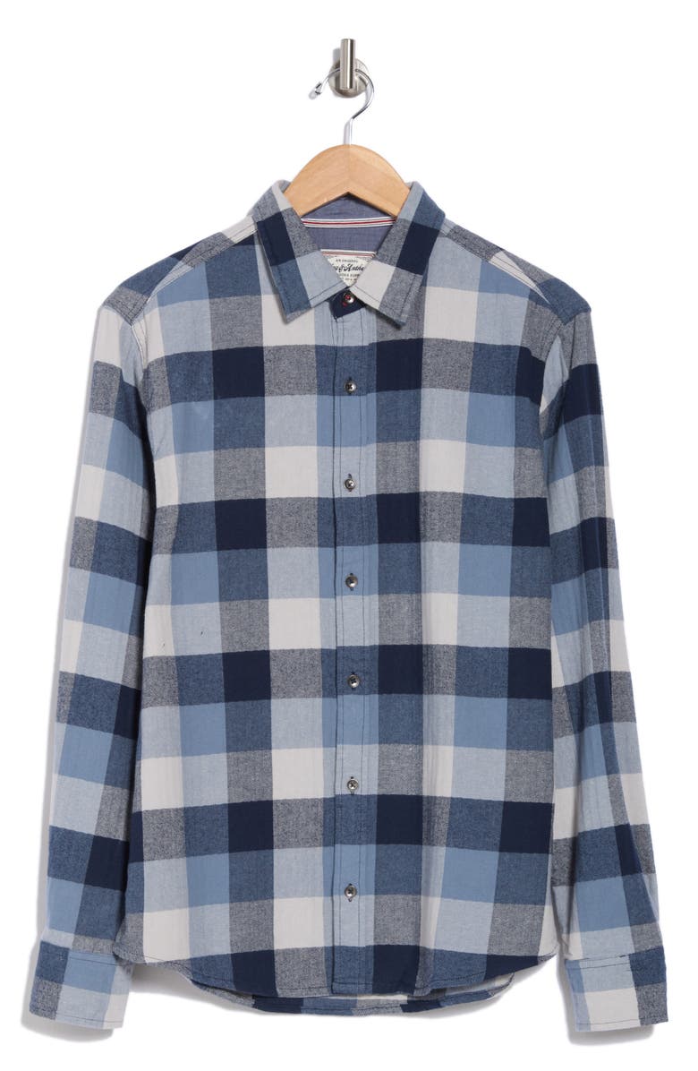 FLAG AND ANTHEM Guthrie Plaid Cotton Button-Up Flannel Shirt ...