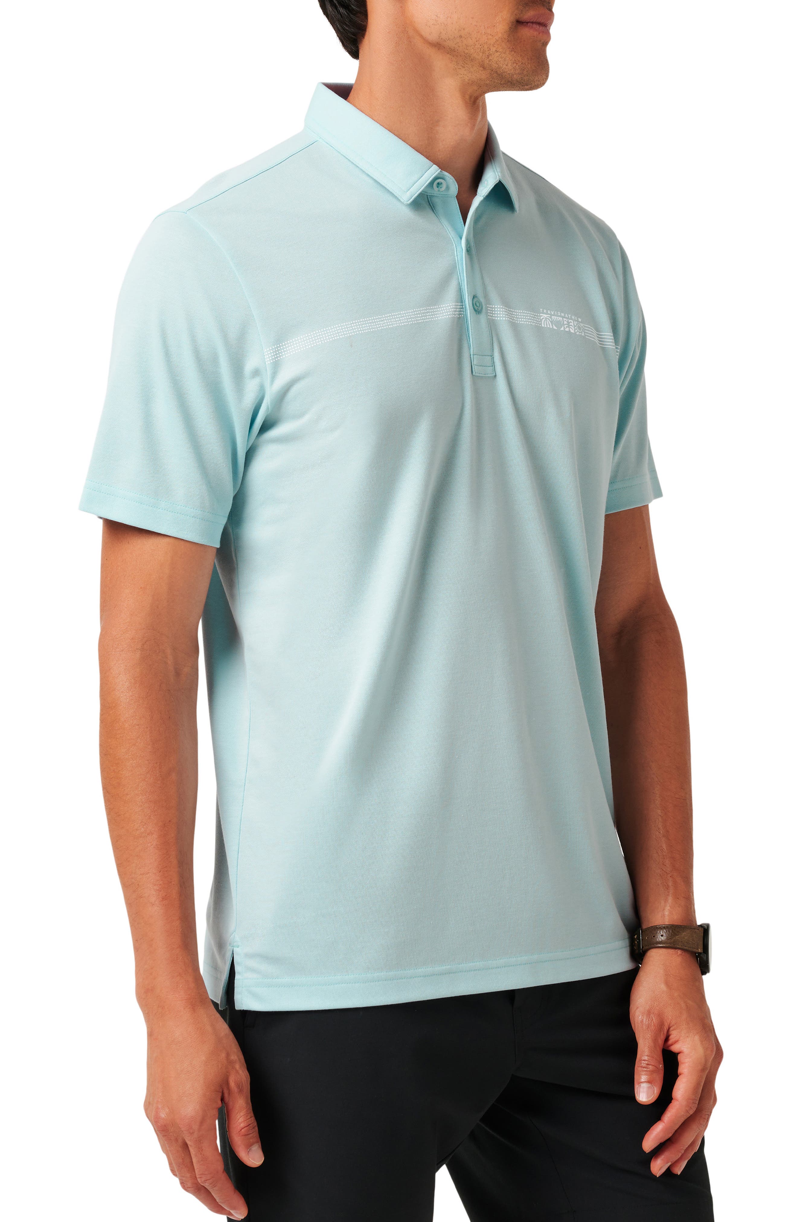 TravisMathew Lake Breeze Chest Stripe Polo | Nordstromrack