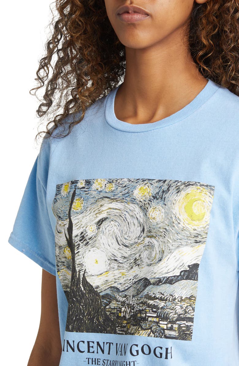 Vinyl Icons Van Gogh Starry Night Cotton Graphic T-Shirt | Nordstromrack